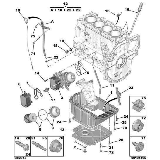 Citroen Dispatch 2016-2020 Diesel Seal | 98 043 384 80 | Citroen Direct Parts