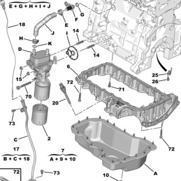Citroen C5 2008-2021 Air Intake Temperature Sensor Citroen Parts