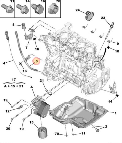 Citroen Relay Oil Gauge Tube | Genuine Citroen Parts